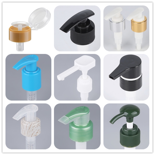 Custom Skin Care Plastic Lotion Pumps Cosmetic 24 / 410 Lotion Dispenser