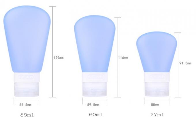 Pink / Blue Plastic Squeeze Tubes , Leak Proof Makeup Dispensing Tube